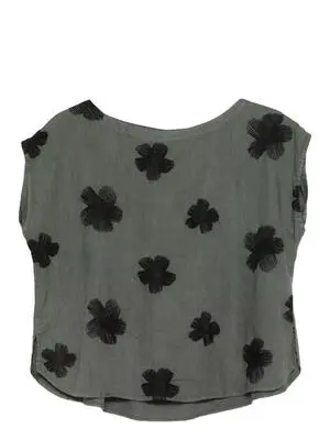ROSSO 35 Floral Print Blouse - Green