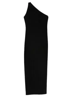 Norma Kamali One-shoulder Maxi Dress - Black