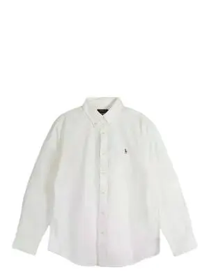 Polo Ralph Lauren Polo Pony-embroidered Chambray Shirt - White