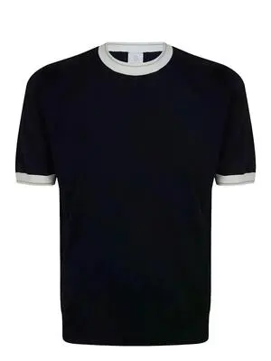 Eleventy Ribbed T-shirt - Blue