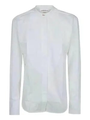 Victoria Beckham Bib-detail Buttoned Shirt - White