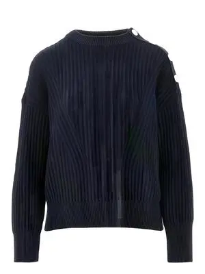 EMPORIO ARMANI Button Embellished Pullover