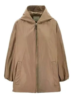 Max Mara Anti-drop Taffeta Coat - Brown