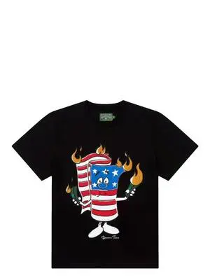 DENIM TEARS Firecracker T-shirt - Black