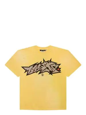 HELLSTAR Printed T-shirt - Yellow