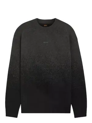 BOSS Gradient-effect Sweater - Black