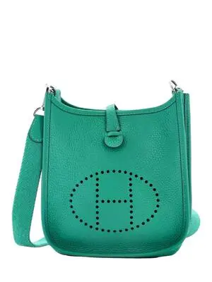 Hermès Evelyne Tpm Crossbody Bag Clemence Gen Iii - Green