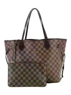 LOUIS VUITTON Neverfull Nm Damier Mm Tote Bag - Brown