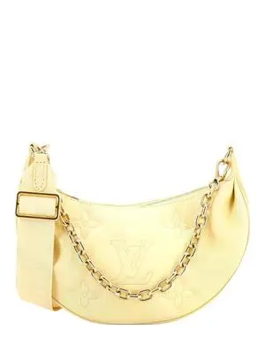 LOUIS VUITTON Over The Moon Bag Bubblegram Leather Shoulder Bag - Yellow