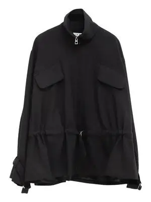 Loewe Pocket Drawstring Jacket - Black