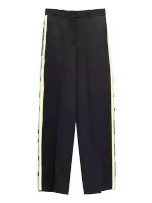 Loewe Striped-detail Trousers - Black