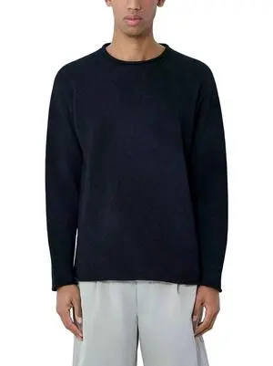 MOOS STUDIO Ribbed Crew-Neck Sweater