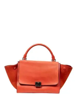 Celine Trapeze Tote - Orange