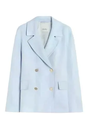 Max Mara Double-breasted Blazer - Blue