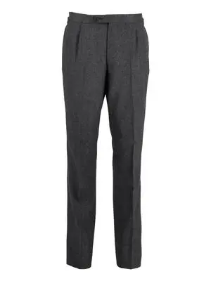 Ermenegildo Zegna Pleat-detail Trousers - Grey