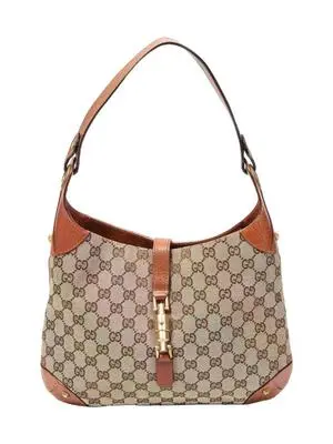Gucci Jackie Gg Canvas Handbag - Neutrals