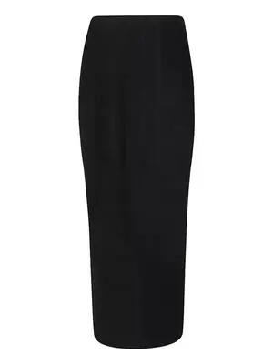 IRO PARIS Ribbed Slit Midi Skirt