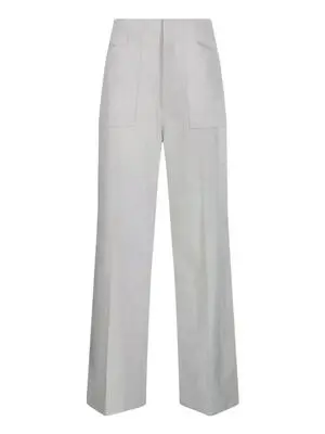 SANDBEIGE Side-Pockets Trousers