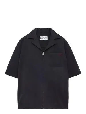 Loewe Logo-embroidered Shirt - Blue