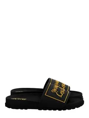 Versace Shelly Slides - Black