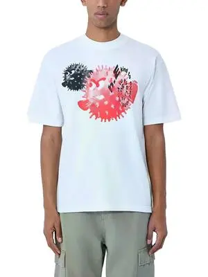 B.EAUTIFUL Fish Motif T-shirt - White