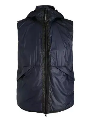 C.P. COMPANY Hooded Gilet - Blue