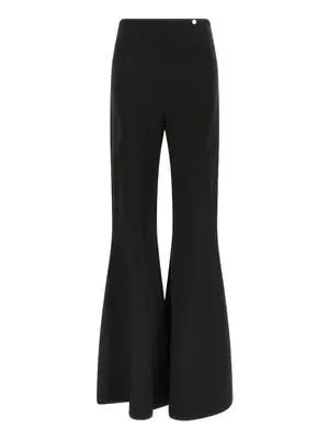 CATALINA D'ANGLADE Venezia Flared Trousers - Black