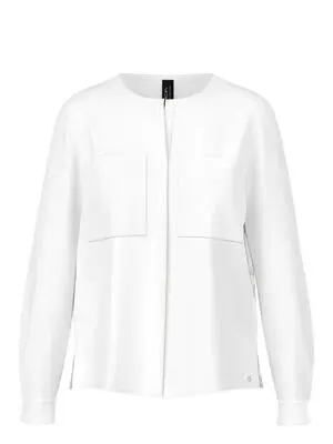 MARCCAIN Chest-pocket Blouse - White