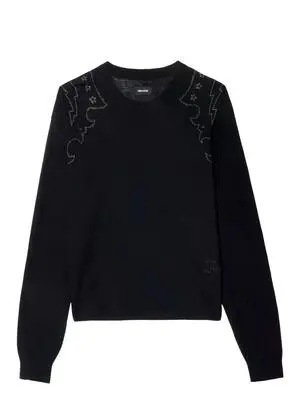 Zadig&Voltaire Swapy Cashmere Sweater - Black