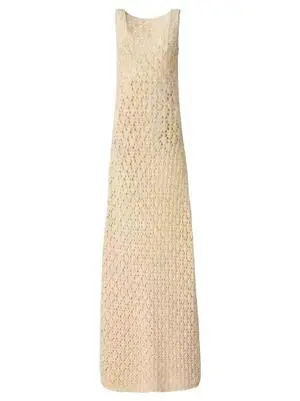 Fabiana Filippi Knitted Maxi Dress - Neutrals
