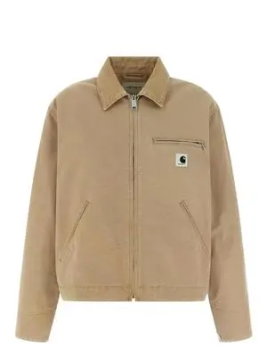 Carhartt Work In Progress Logo-patch Bomber Jacket - Neutrals