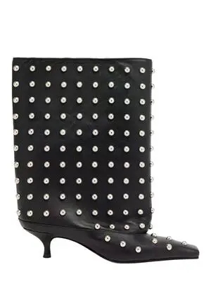 A.W.A.K.E. Mode 50mm Dana Heeled Boots - Black
