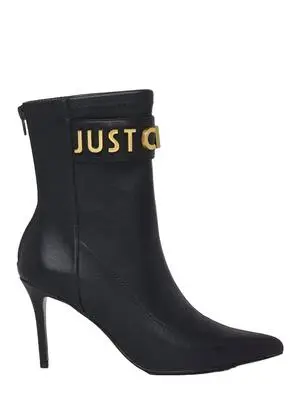 Just Cavalli Pointed Toe Boots - Black