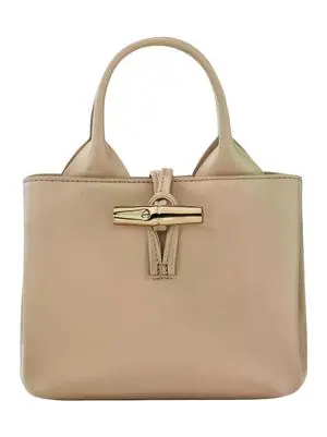 Longchamp Le Roseau Xs Tote Bag With Detachable Strap - Neutrals