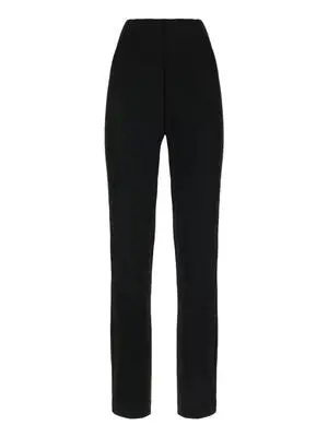 Alberta Ferretti High-waisted Trousers - Black