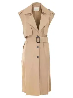 TWINSET Belted Midi Dress - Neutrals