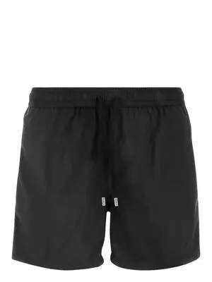 Fedeli Drawstring Swimming Shorts - Black