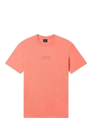 Armani Exchange Logo Detail T-shirt - Orange