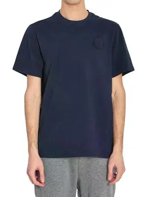 Moncler Embroidered-logo T-shirt - Blue