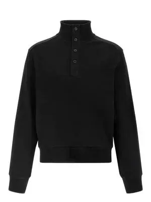 ENTIRE STUDIOS High-neck Buttoned Sweatshirt