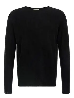 MA'RY'YA Crew-Neck Long-Sleeve Sweater