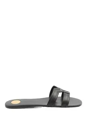 Saint Laurent Mabrouka Double-strap Sandals - Black