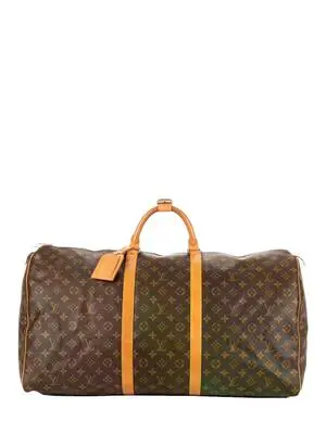 LOUIS VUITTON Keepall 60 Monogram Duffle - Brown