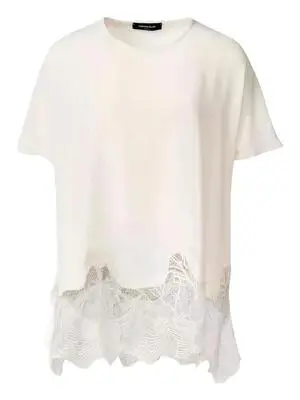 FABIANA FILIPPI Lace-Detail T-Shirt