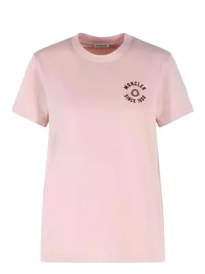 Moncler Logo-detail T-shirt - Pink