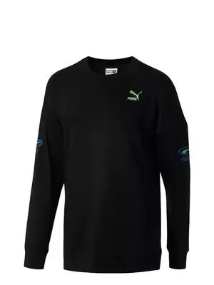 PUMA Crew-neck Sweatshirt - Black