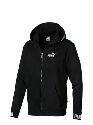 PUMA Logo-print Hoodie - Black