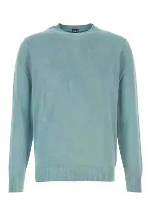 Fedeli Cotton Sweater - Blue