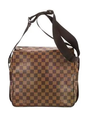 LOUIS VUITTON Naviglio Damier Cross Body Bag - Brown