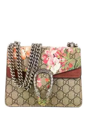 Gucci Mini Blooms Dionysus Chain Shoulder Bag - Neutrals